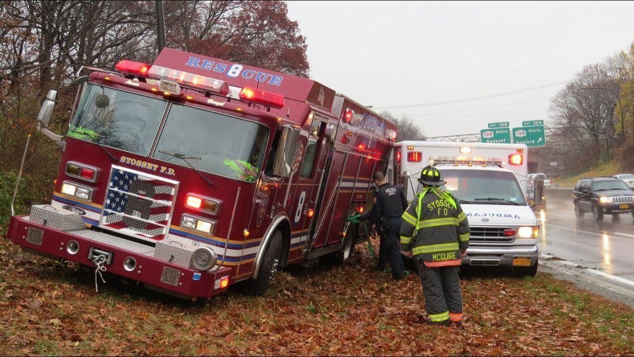 Fire Trucks Driving Fails - Fire Truck Fails and Crashes Caught on Tape ...