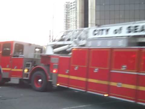 Seattle Fire Department Ladder 4 Aid Response Seattle Fire Department ...