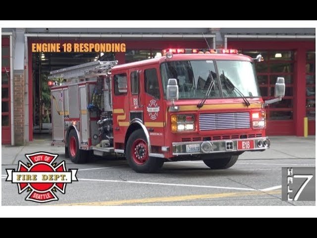 Seattle Fire Department - Engine 18 Responding Seattle Fire Department ...