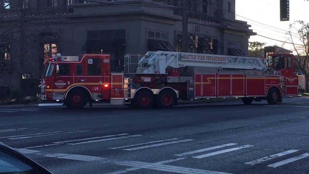 Seattle Fire Department Ladder 9 Responding Seattle Fire Department ...