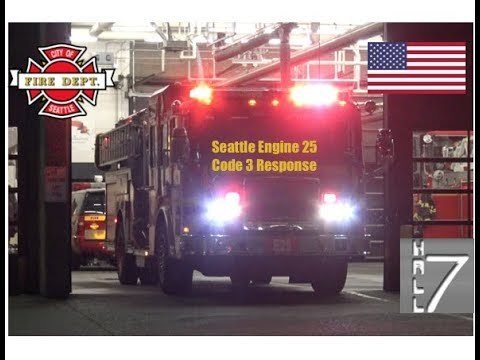 Seattle Fire Department - Engine 25 Responding Seattle Fire Department ...