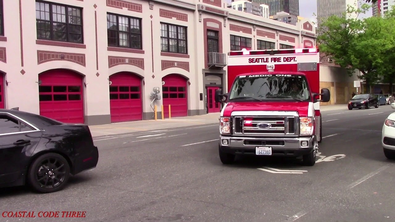 Seattle Fire Department Aid units responding compilation Seattle Fire ...