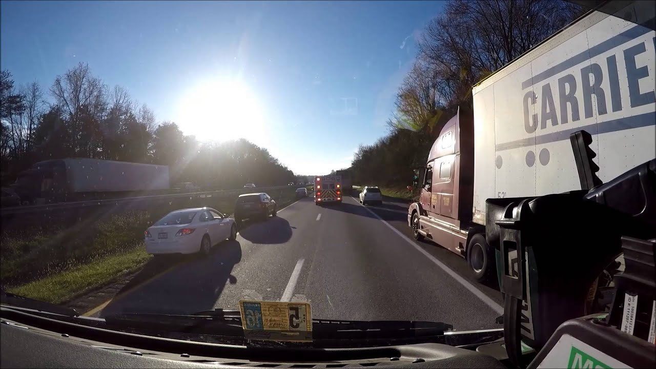 BVFD Engine 3 Responding in Heavy Traffic 12/29/15, (Ride Along ...