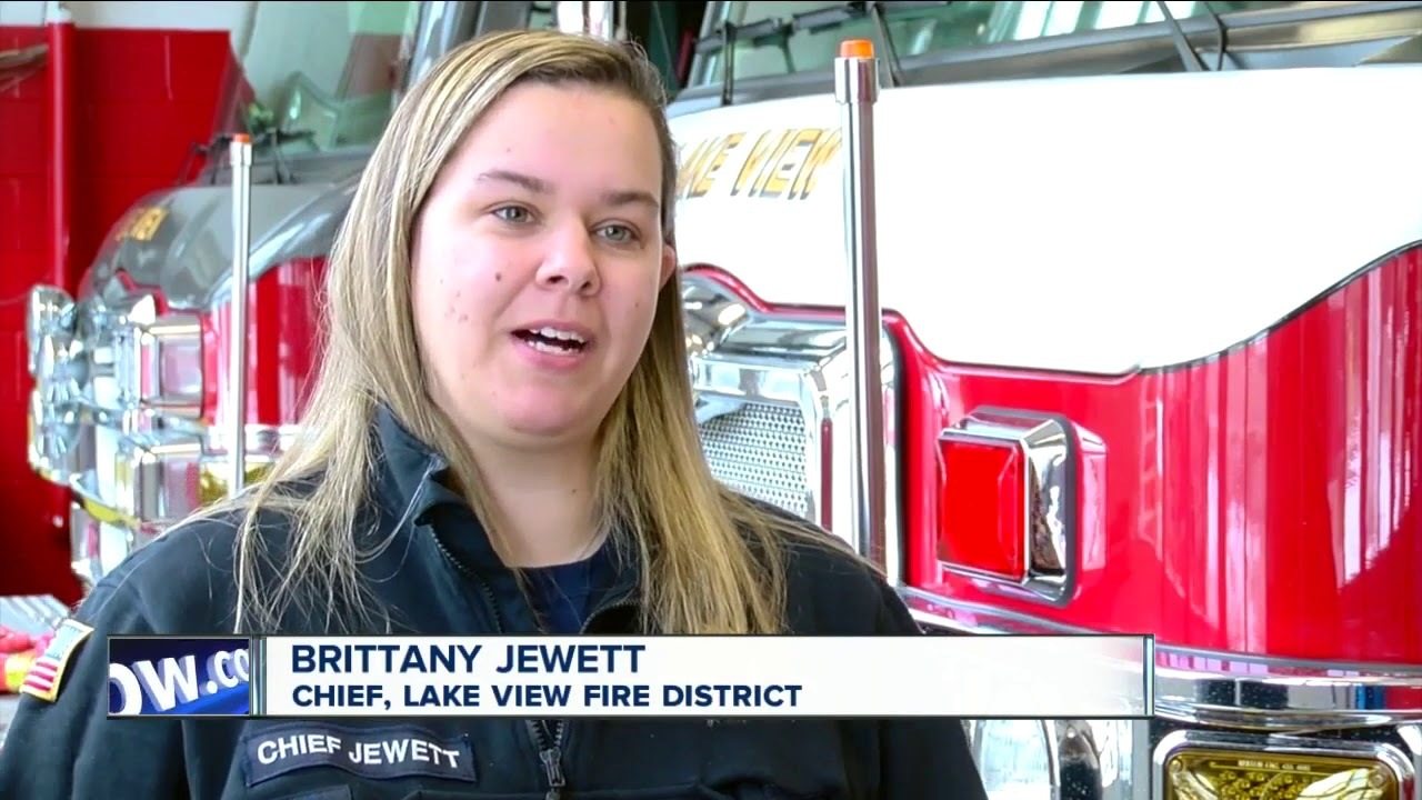 Lake View Fire District welcomes first female chief, a fifth generation ...