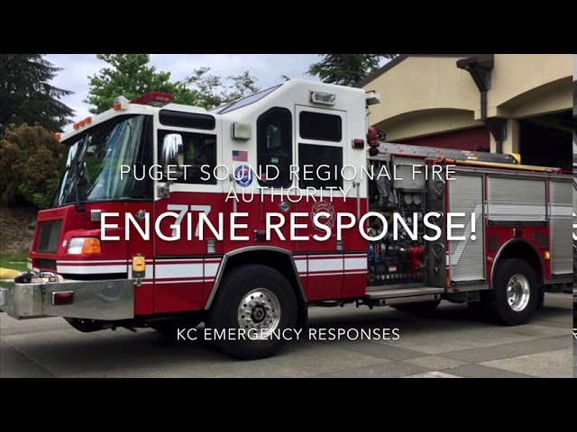 ENGINE RESPONSE + ARFF RESPONSE! | Puget Sound Fire + Port of Seattle ...