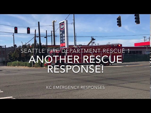 ANOTHER RARE RESCUE RESPONSE! | Seattle Fire Department Rescue 1 ...
