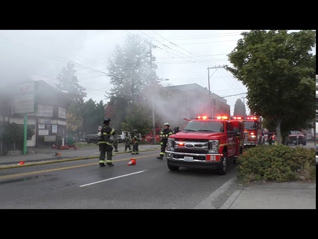 Structure fire in South Seattle 10/3/2020 Seattle Fire Department ...