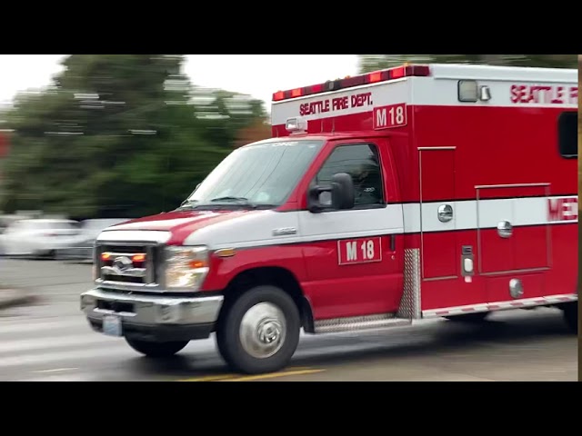 Seattle Fire Department-Medic 18 Responding Seattle Fire Department ...