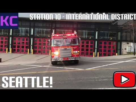 *SEATTLE* TILLER RESPONSE! | Seattle Fire Department Station 10 Seattle ...