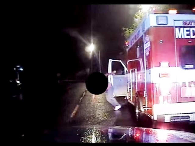 Caught on camera: Seattle police chase stolen ambulance Seattle Fire ...