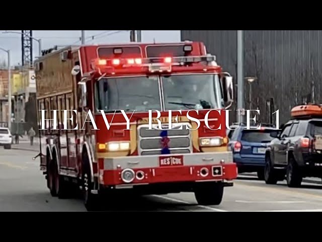 [SEATTLE HEAVY RESCUE RESPONSE]-Seattle Fire Department Rescue 1, Aid ...