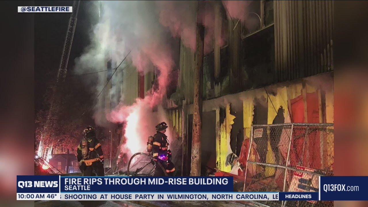 Fire rips through mid-rise building in South Seattle Seattle Fire ...