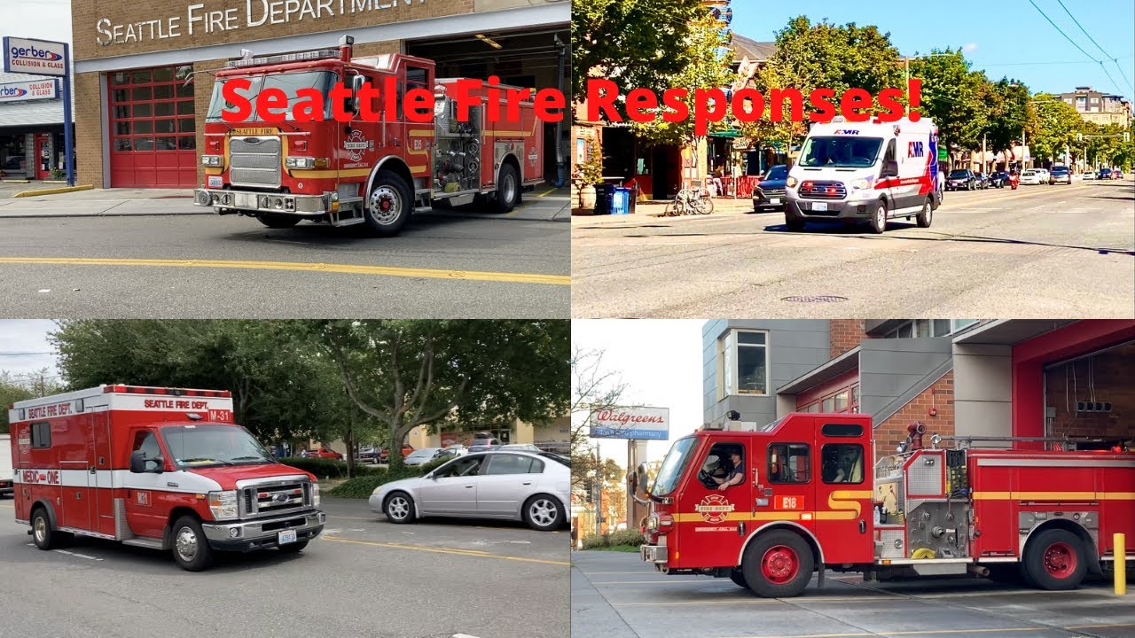 Seattle Fire Department-Engine 35, Medic 31, Engine 18, And AMR ...