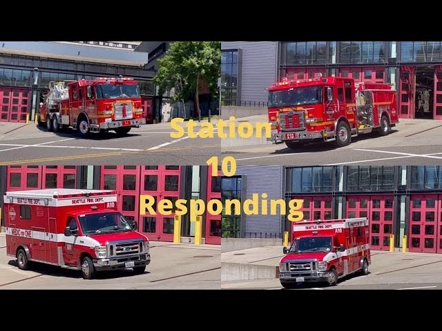 [Seattle Fire Department] Engine 10, Ladder 1, Aid 10 Responding ...