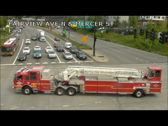 [Traffic Cam] Tons of Tillers! (Response Collection) Seattle Fire ...