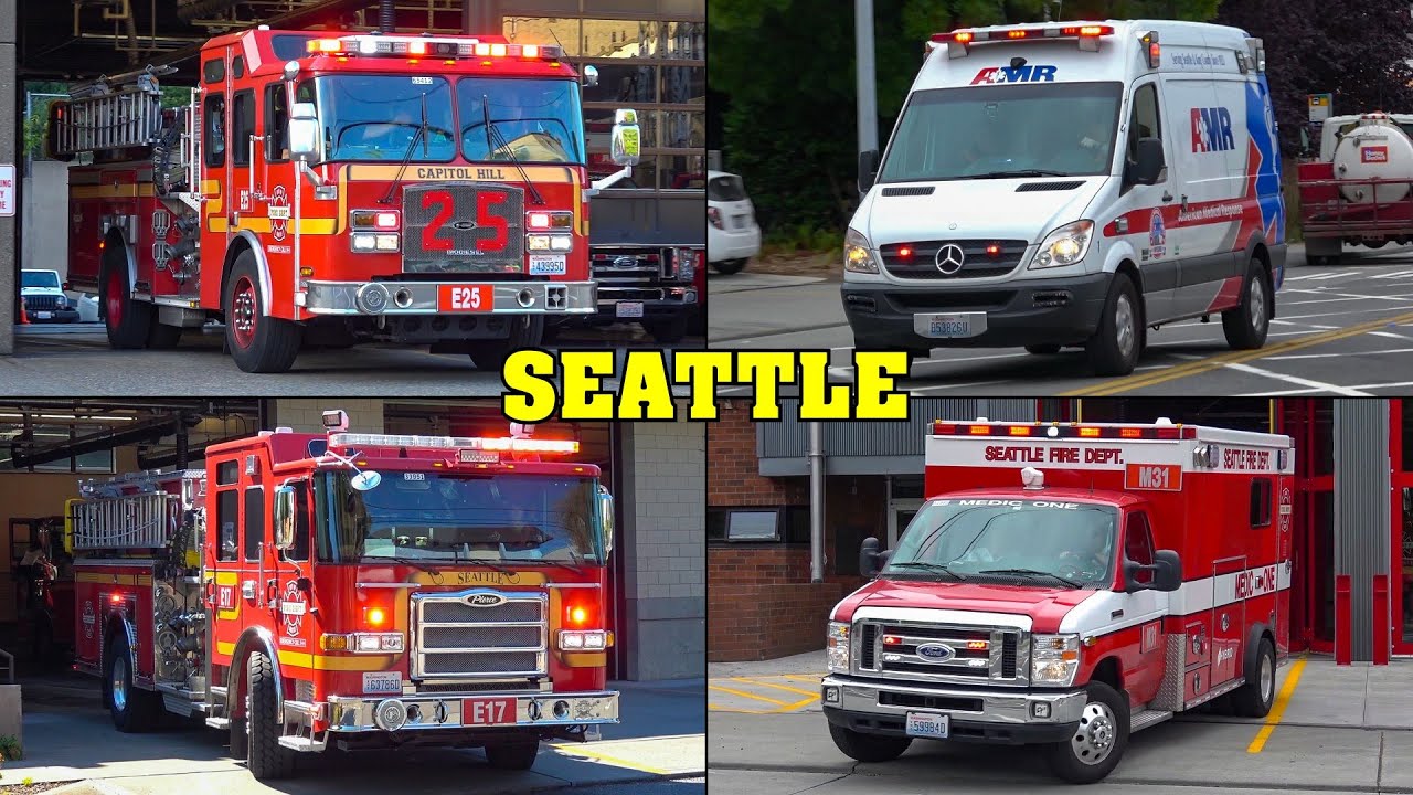 [SEATTLE FIRE DEPT. & EMS] - Fire Engines, Medic Units & Ambulances ...