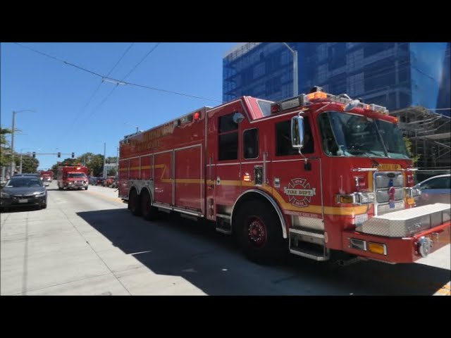 **Huge Response** (23 units!!!) to reported train derailment & fire ...