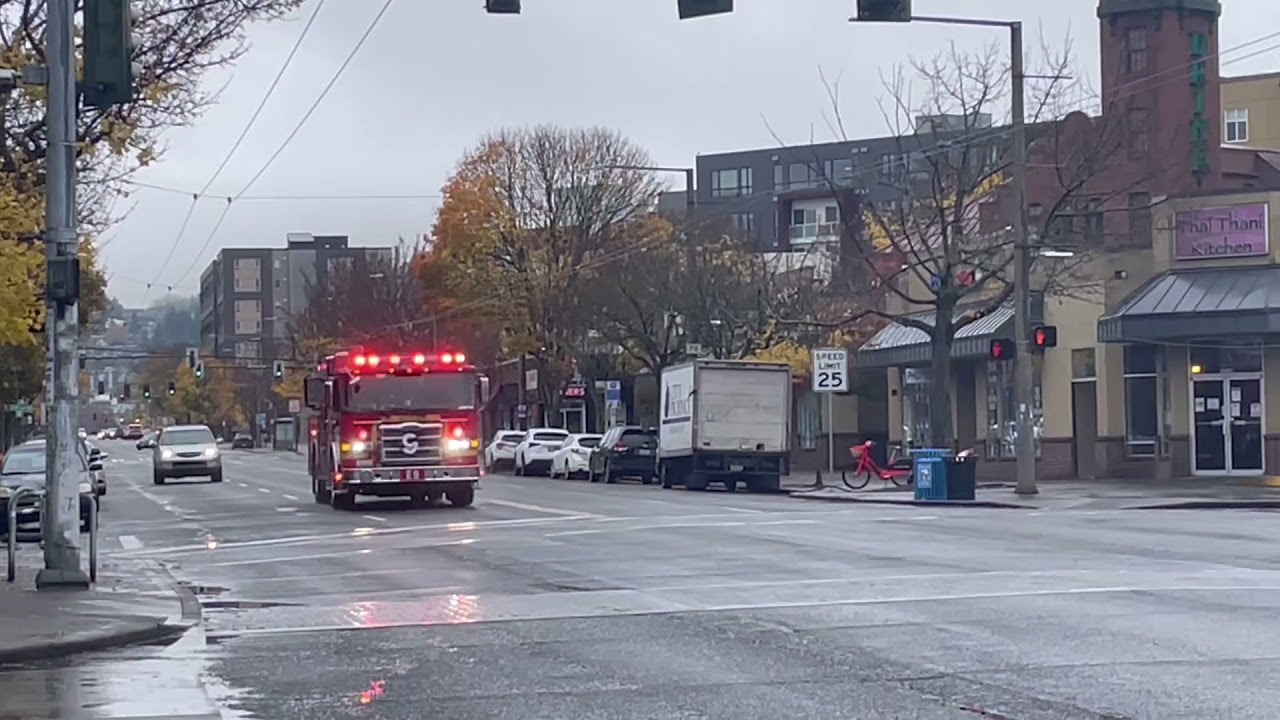 [Seattle Fire Department] Engine 9, Battalion 6, And Chiefs Parade ...