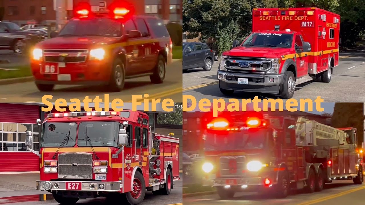 [Seattle Fire Department] Engine 20, 27, Ladder 9, Battalion 6, And ...