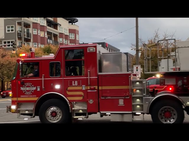 Seattle Fire Department - Station 18 - All Fire Trucks Responding ...