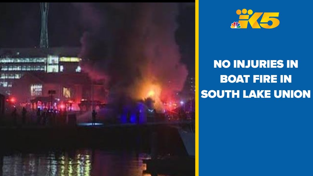 Seattle firefighters investigating cause of boat fire on Lake Union ...