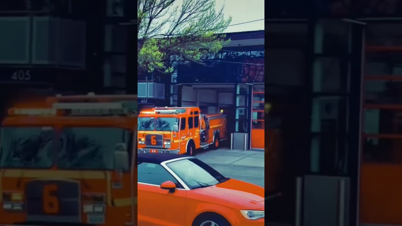 Seattle fire department engine 6 responding Seattle Fire Department ...