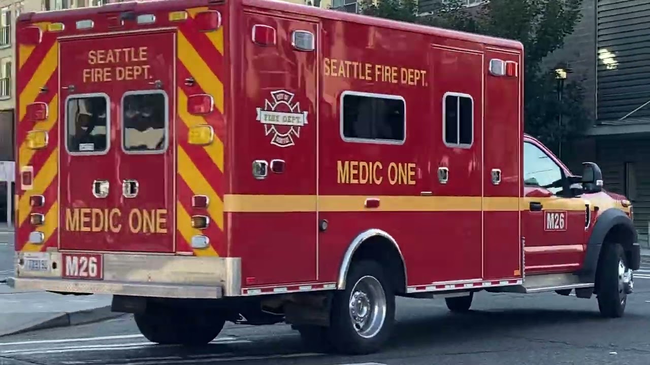 Seattle Fire Medic 26 Responding Seattle Fire Department Seattle Fire ...