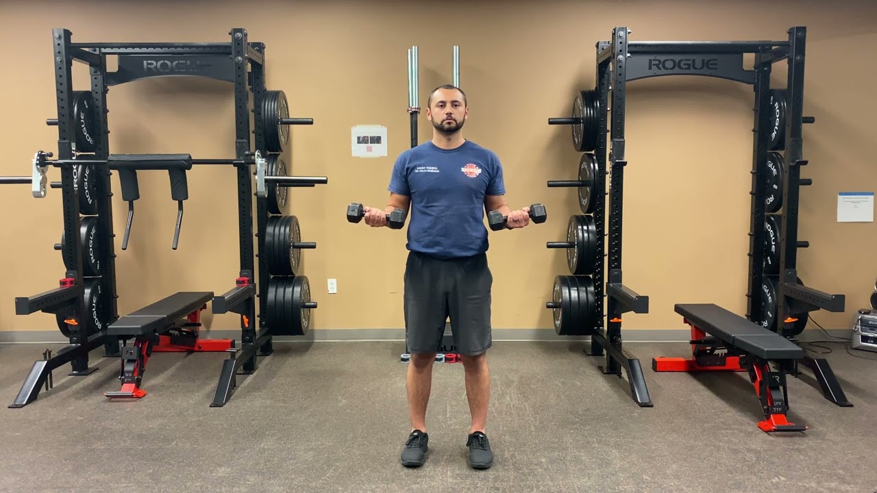 Dumbbell (DB) - Bicep Curl (Isometric Hold) Seattle Fire Department ...
