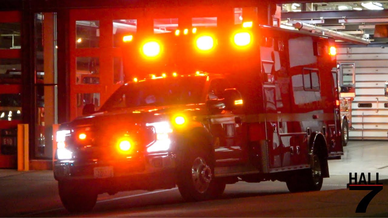 Seattle Fire Department - Engine 10 & Aid 10 Responding Seattle Fire ...