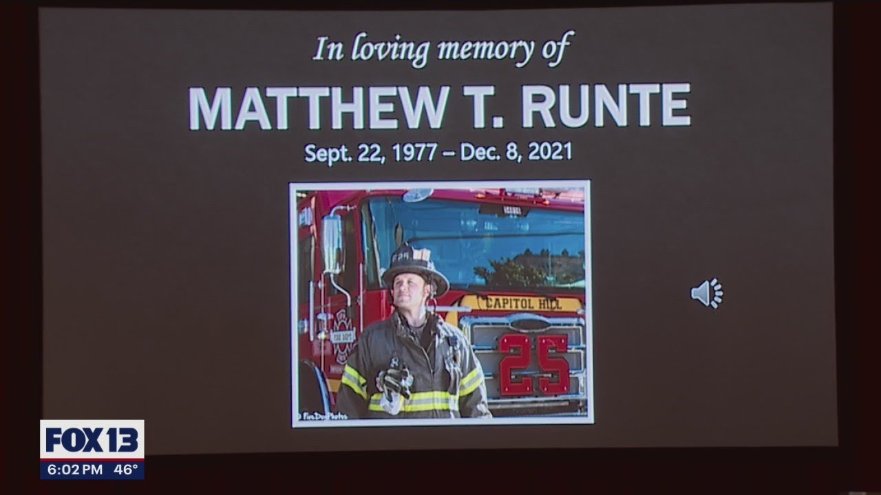 Community mourns fallen Seattle firefighter Matt Runte | FOX 13 Seattle ...