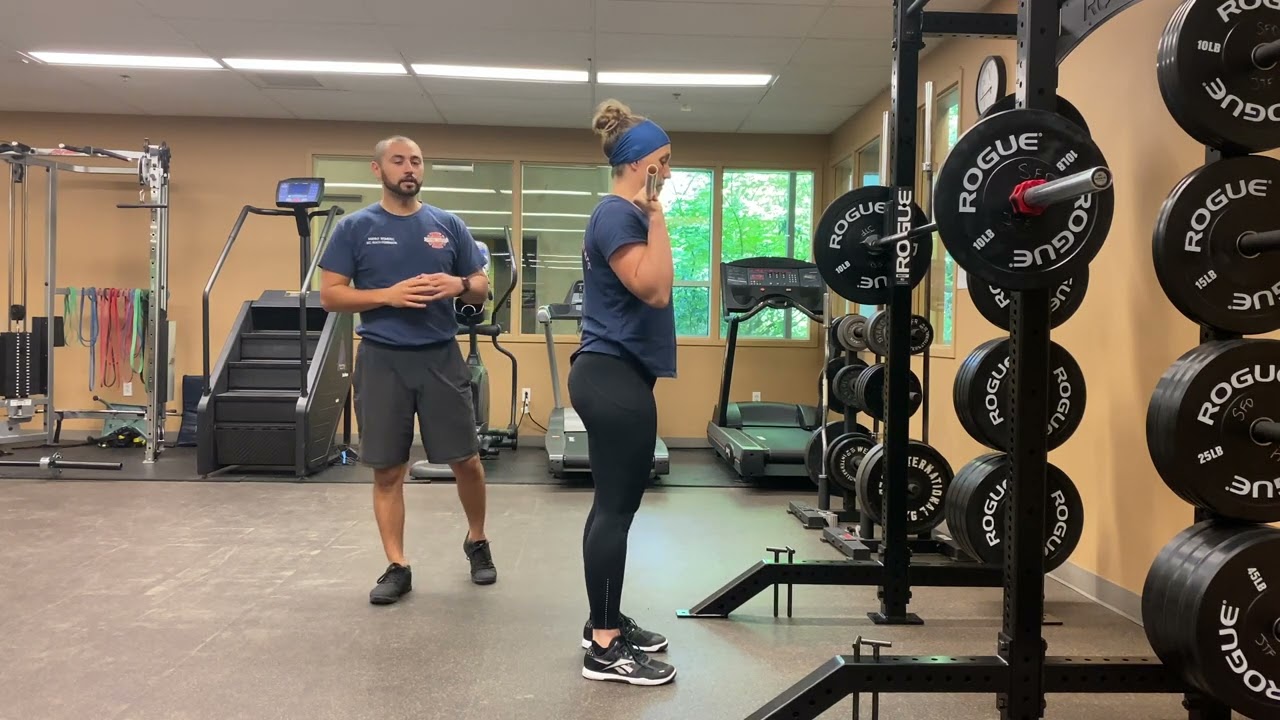 Barbell (BB) - Standing Shoulder Press Seattle Fire Department Seattle ...