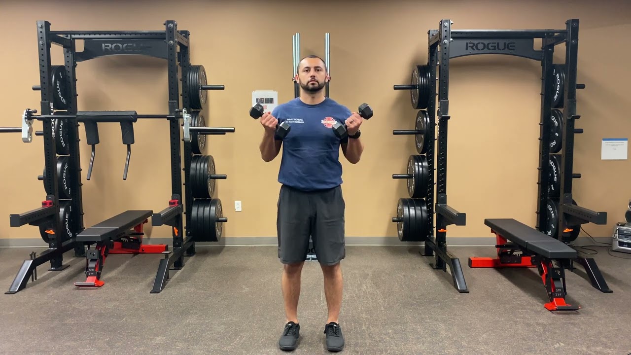 Dumbbell (DB) - Bicep Curl Seattle Fire Department Seattle Fire Buff Society | Seattle, Washington