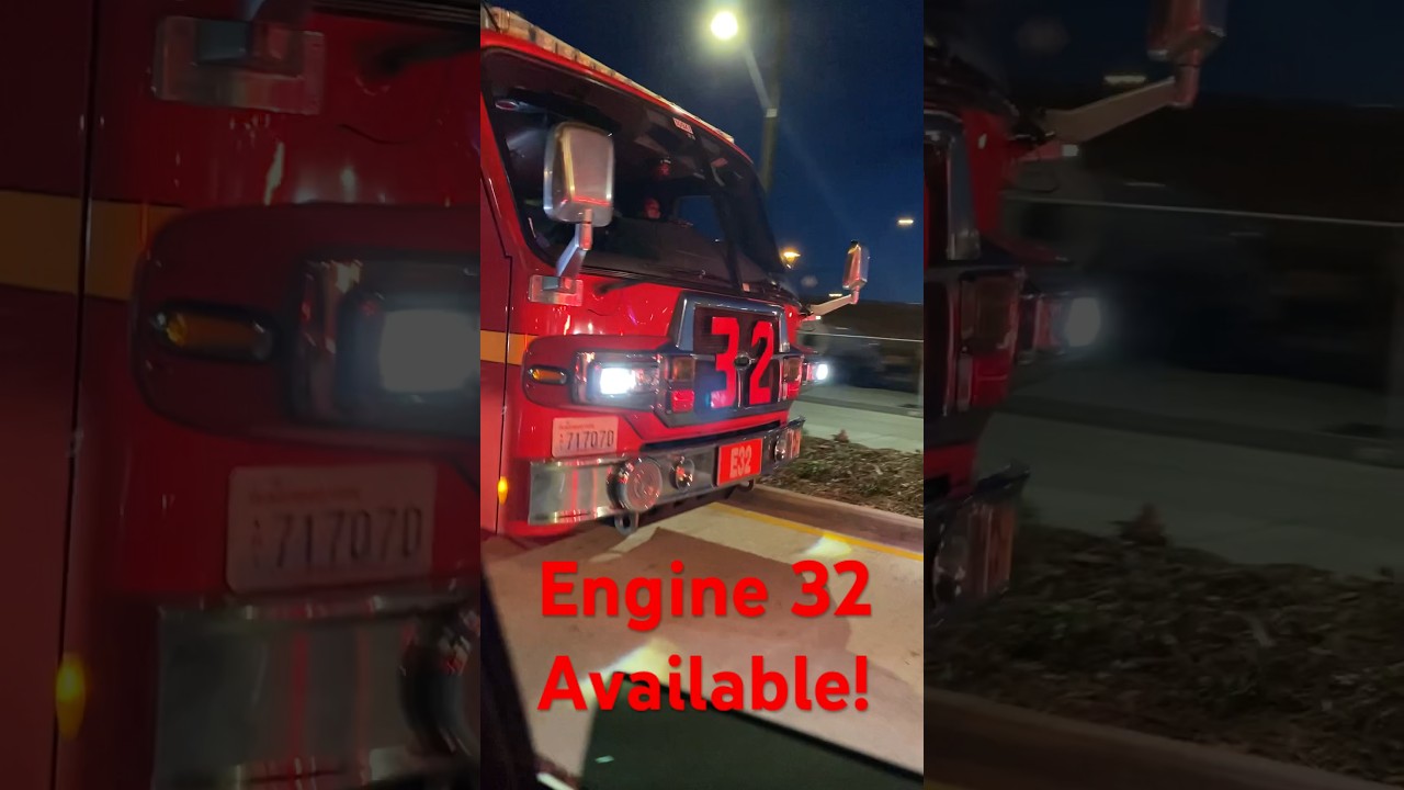 Seattle Fire Department Engine 32 ( E32 ) Available! #shorts #engine32 ...
