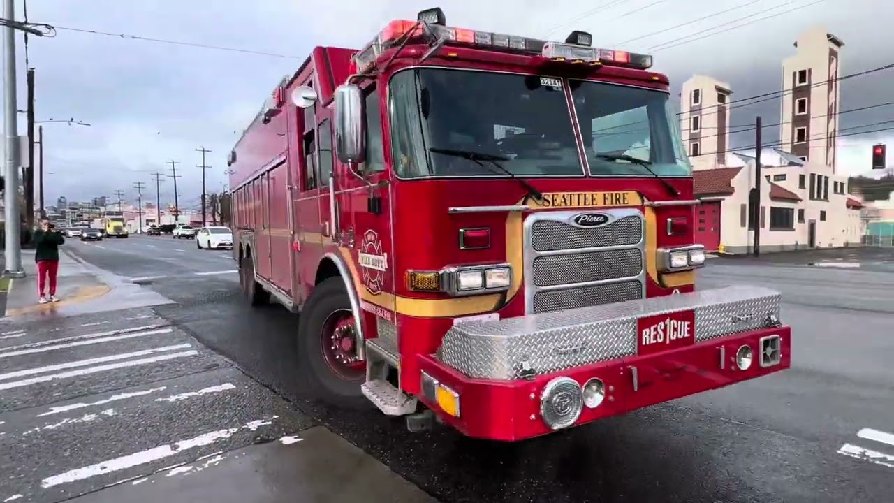 Seattle Fire Rescue 1 Responding *PEAKED EQ* Seattle Fire Department ...