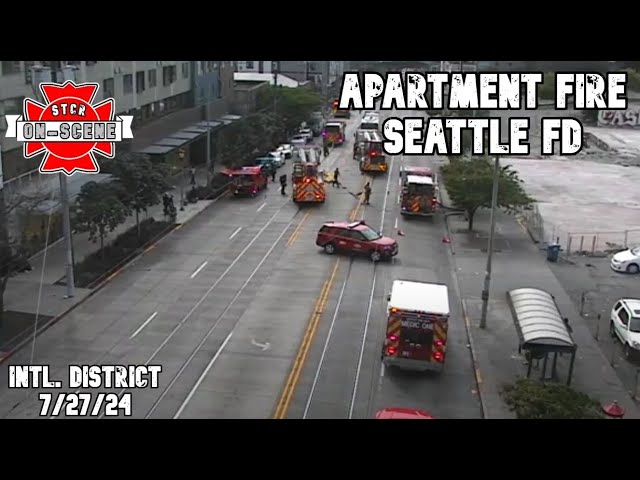 SEATTLE FIRE: Structure fire response, on-scene footage Seattle Fire ...