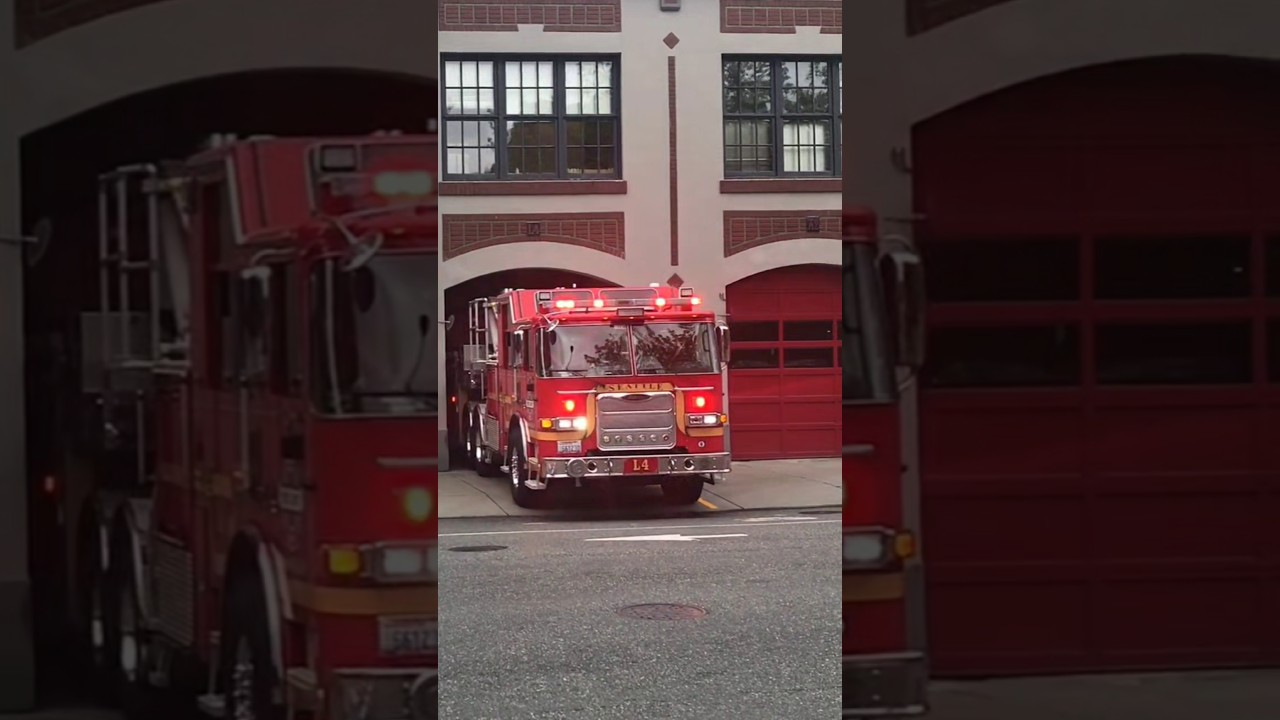 Seattle Fire Department Ladder 4 Responding Seattle Fire Department ...