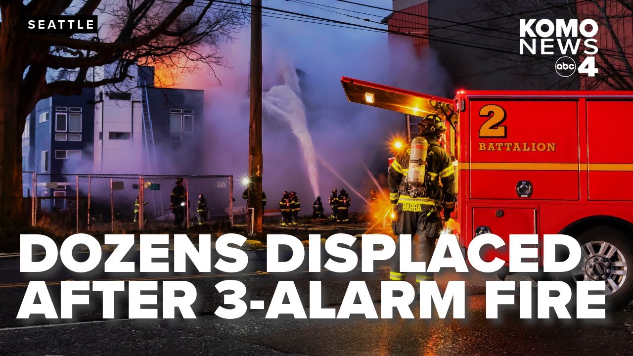 3-alarm fire in Ballard collapses building under construction, nearby ...
