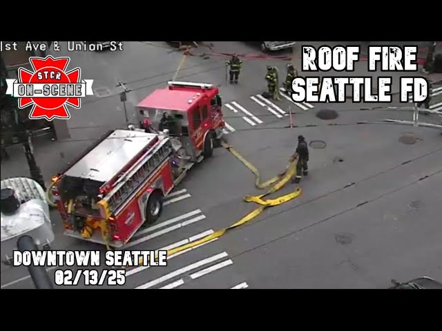SEATTLE FIRE: Full traffic camera, scanner audio of electrical fire response Seattle Fire ...