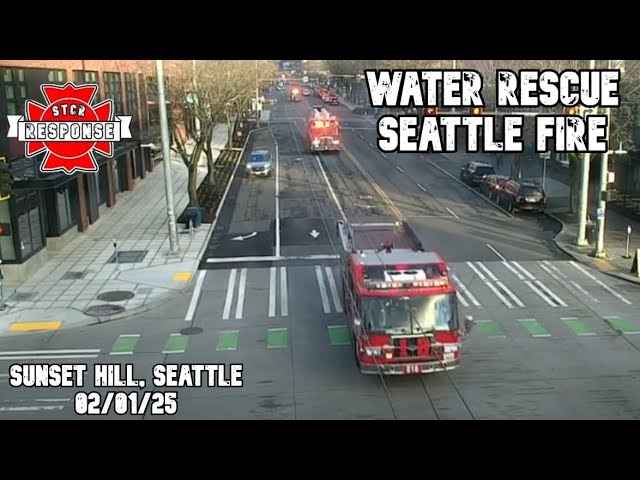 SEATTLE FIRE: B4, B6, E18, E35, FB1, L6, L8, M18, RB5, & SAFT2 respond ...