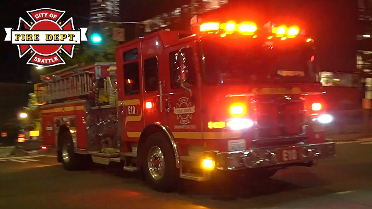 Seattle Fire Department Engine 10 Responding Seattle Fire Department ...