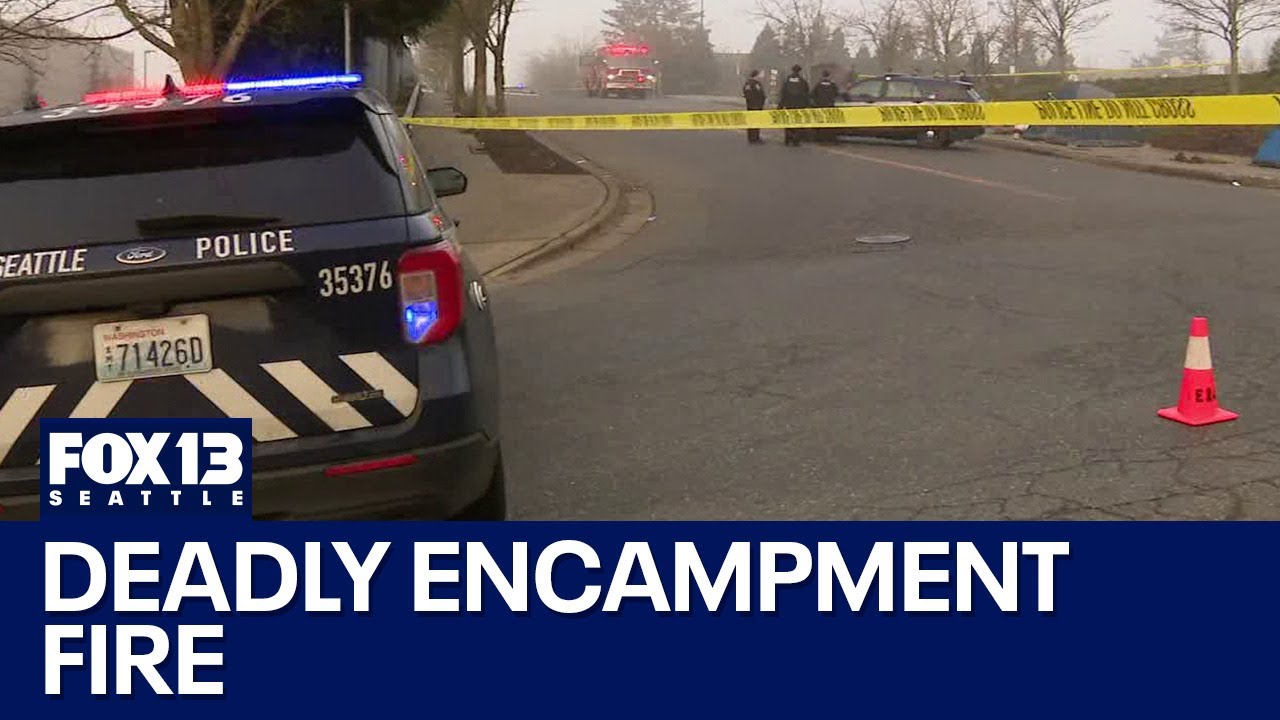 One person dead in Seattle encampment fire Seattle Fire Department ...