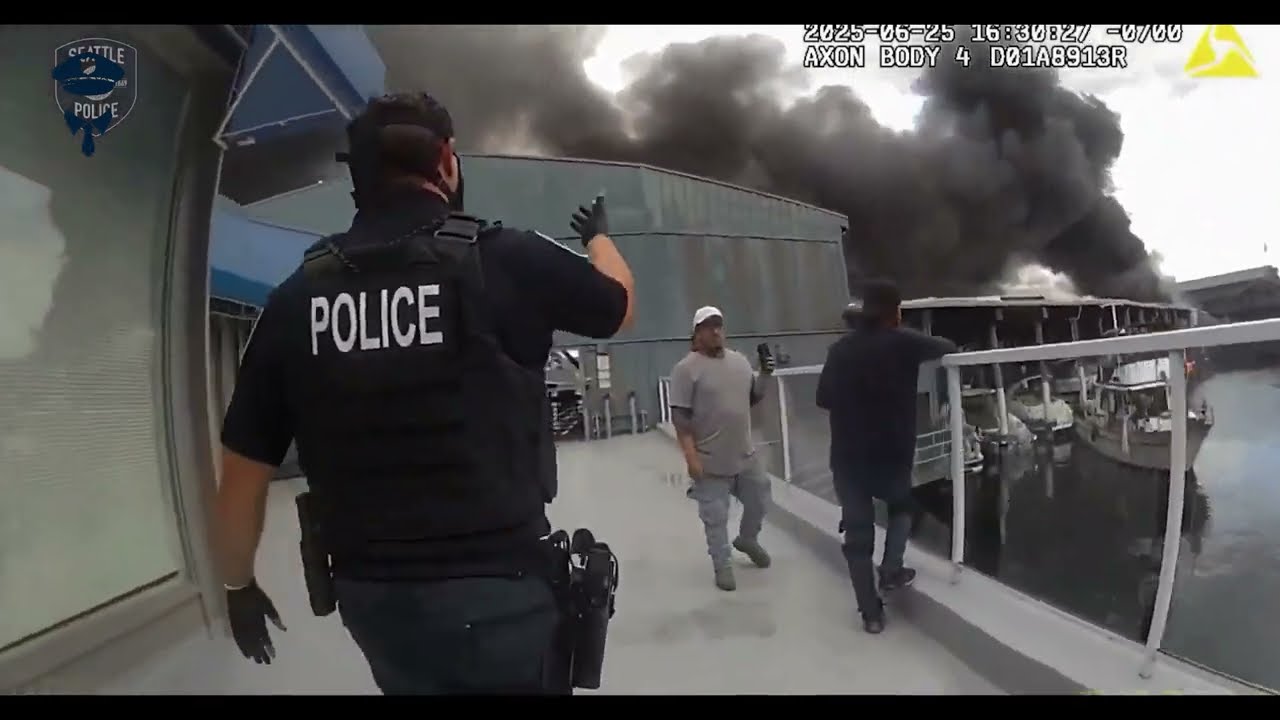 Boat Fire on Lake Union Extinguished in Joint Effort by Seattle Fire ...