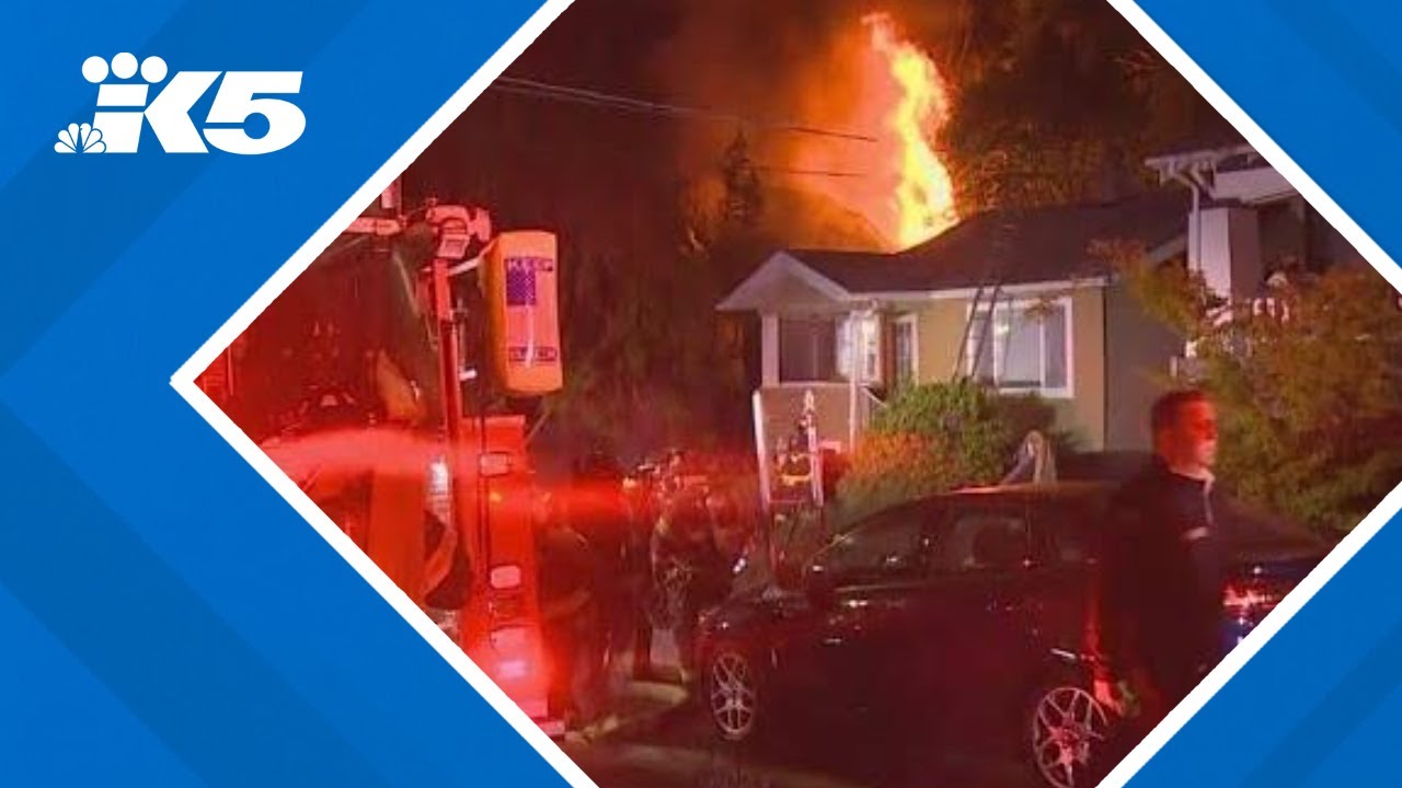 BREAKING: Crews battle house fire in Wallingford Seattle Fire Department Seattle Fire Buff ...