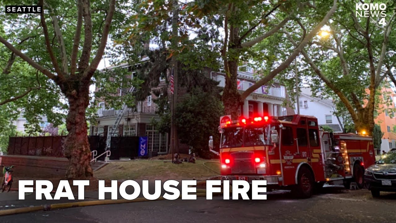 Seattle frat house evacuated after early-morning fire follows "war zone ...