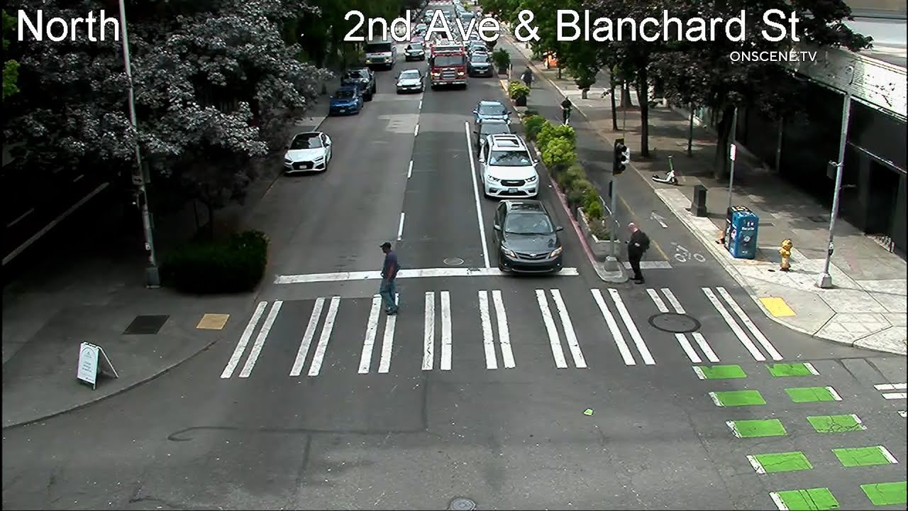 Seattle Fire Truck Hit Multiple Times By Honda Seattle Fire Department ...